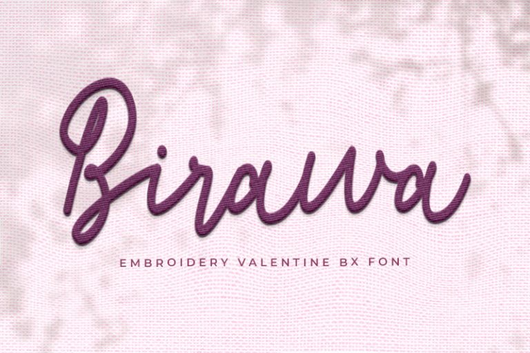 Embroidery - Font Kong