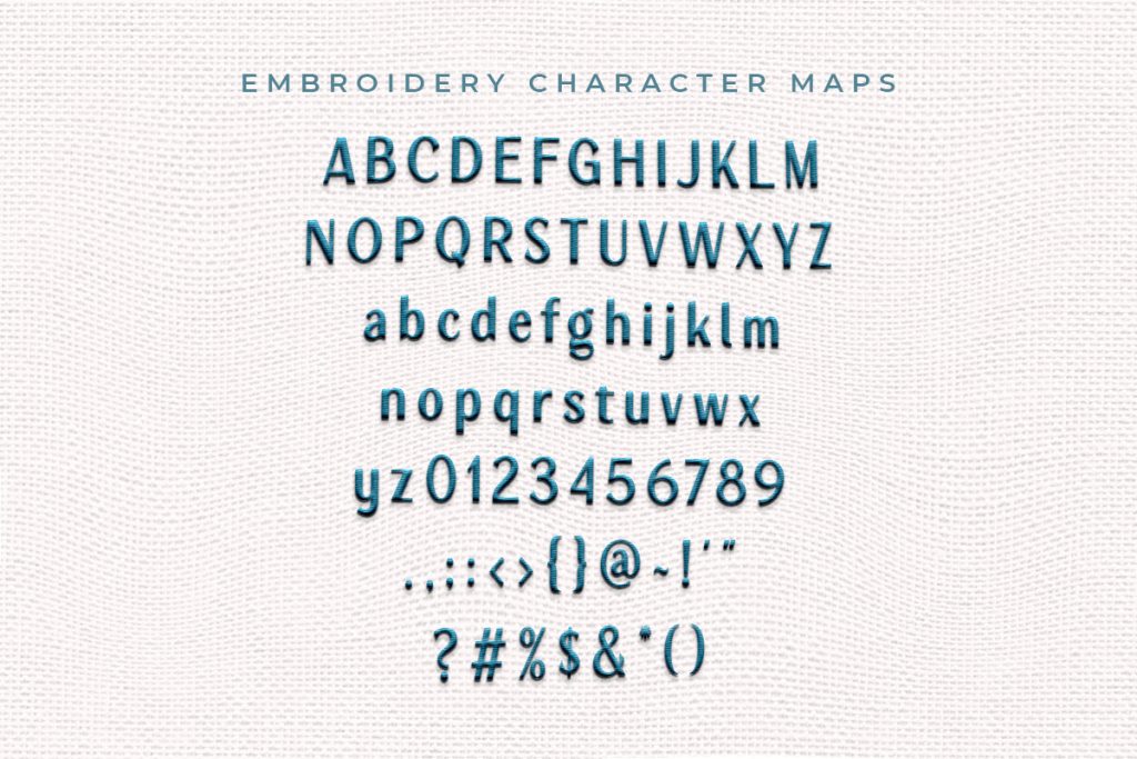 Chillout Embroidery Font, Bx Embroidery Fonts, Embroidery Sans Serif ...