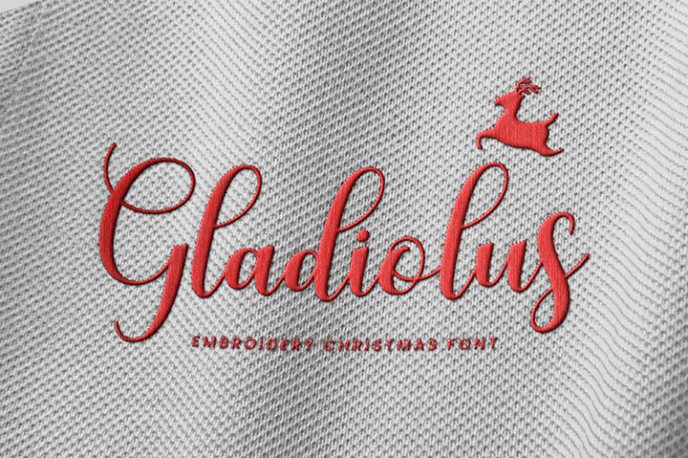 Gladiolus Embroidery Font, Embroidery Bx Font, Embroidery Script Font ...
