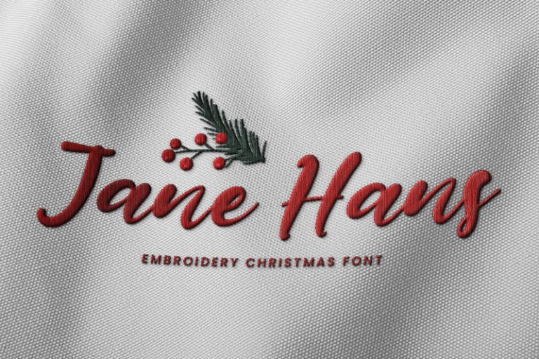 Jane Hans Embroidery Font, Embroidery Bx Font, Embroidery Script Font ...
