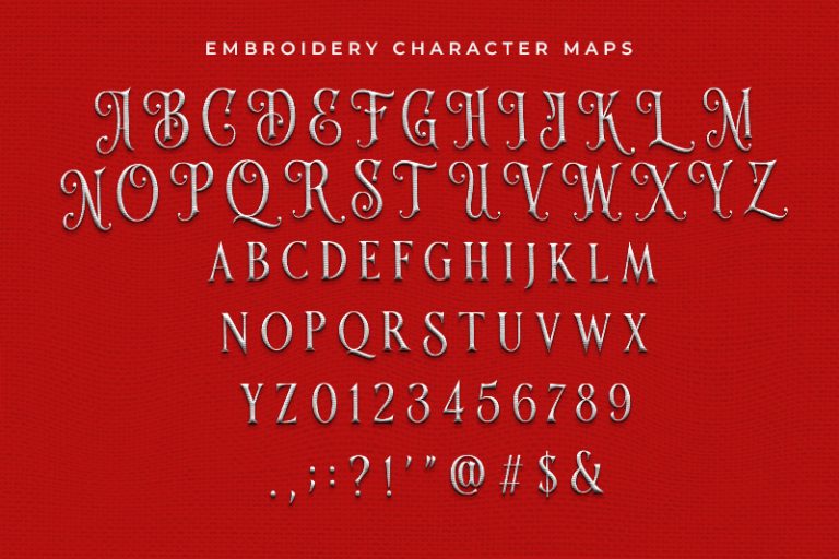 Stone Crusher Embroidery Font, Embroidery Bx Font, Embroidery Serif ...