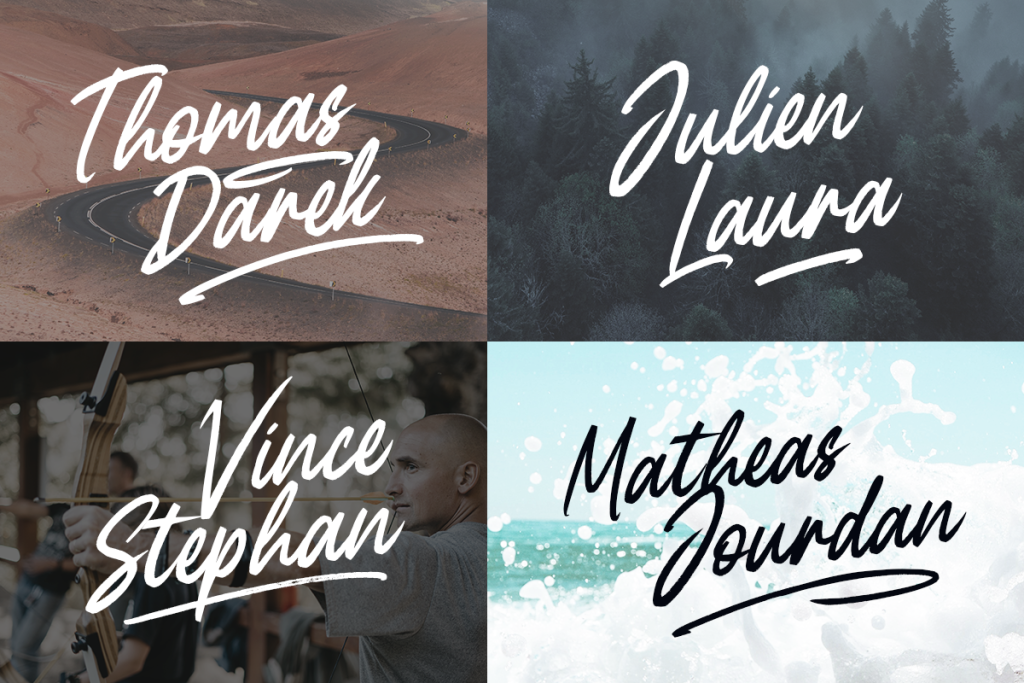Cardiosca Modern Handwritten Font - Font Kong