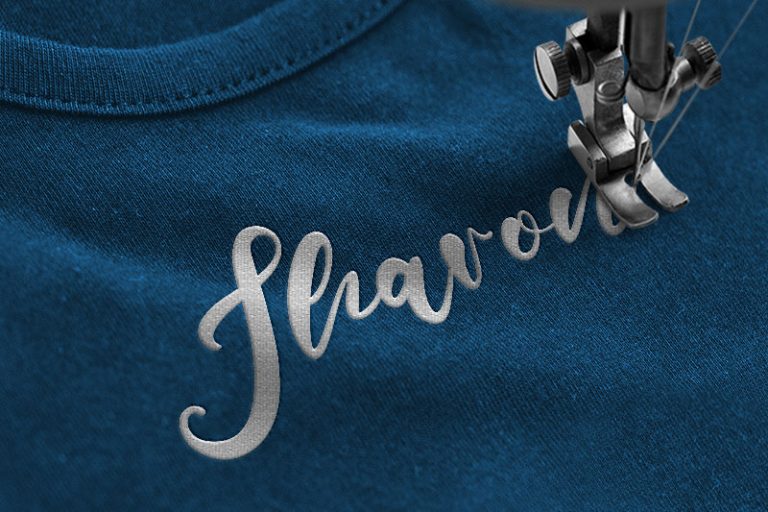 Erica Gavin Embroidery Font, Embroidery Script Font, Bx Embroidery ...