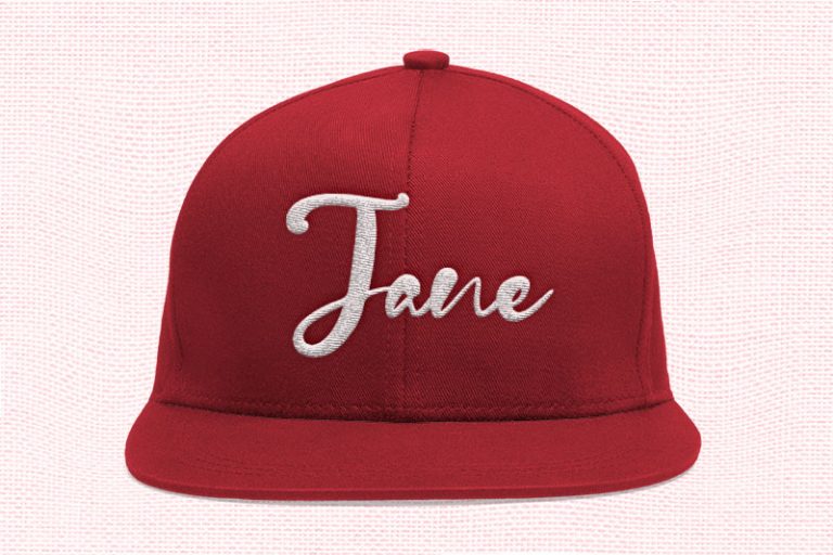 Gina Sean Embroidery Font, Embroidery Handwritten Script Font, Bx ...