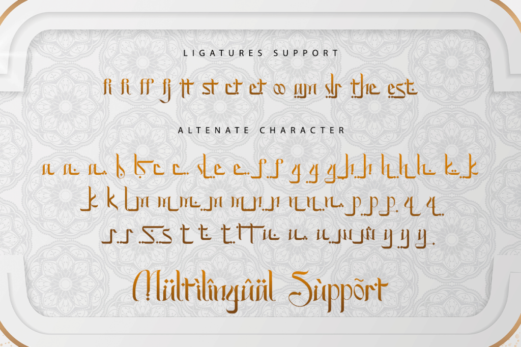 Eid Mubarak Arabic Modern Arabic Font - Font Kong