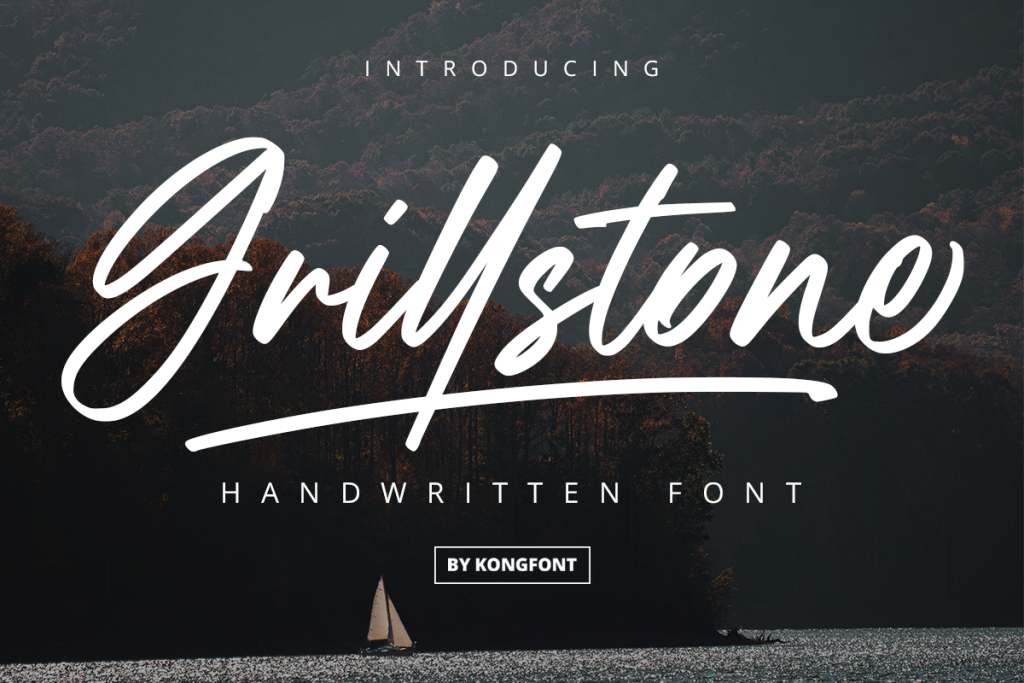 Grillstone Modern Handwritten Font - Font Kong