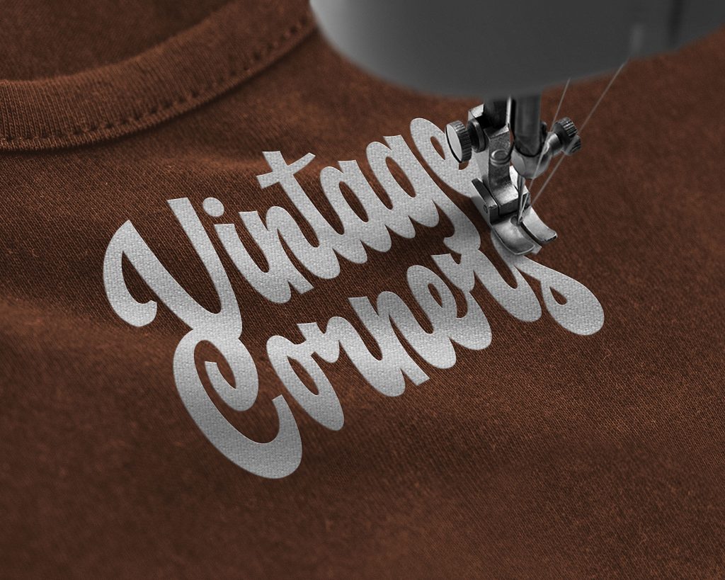 Backstranger Embroidery Font, Embroidery Handwriting Font, Retro ...