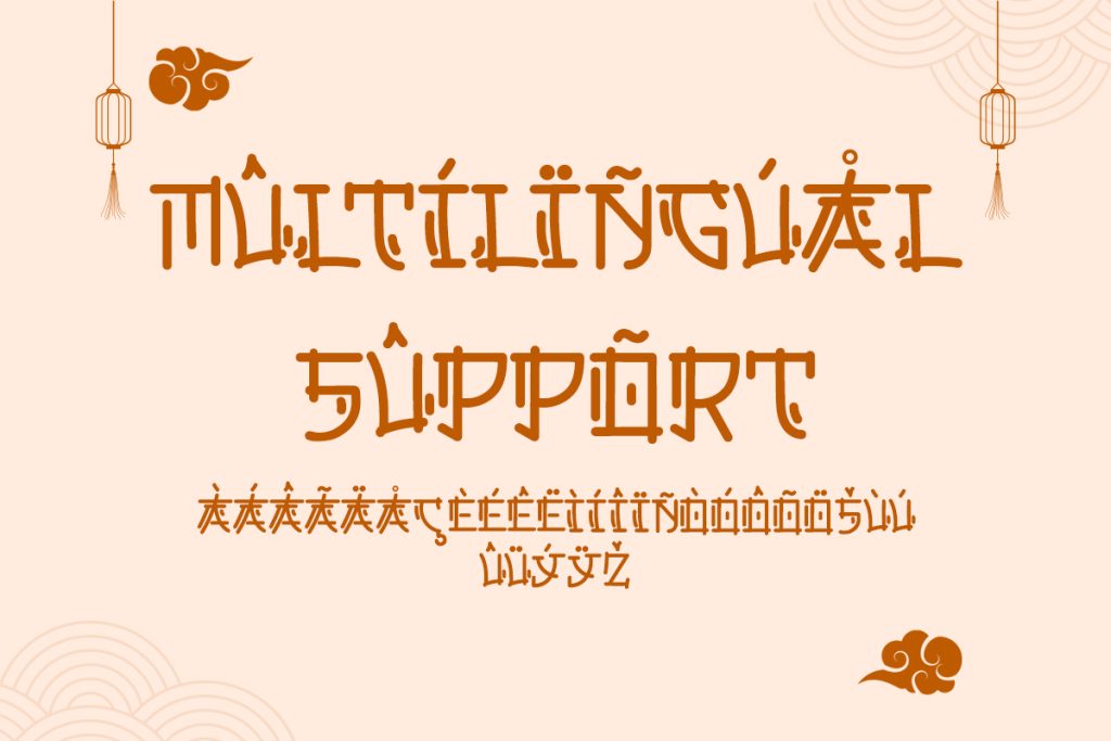Chinese New Year Modern Chinese Font - Font Kong