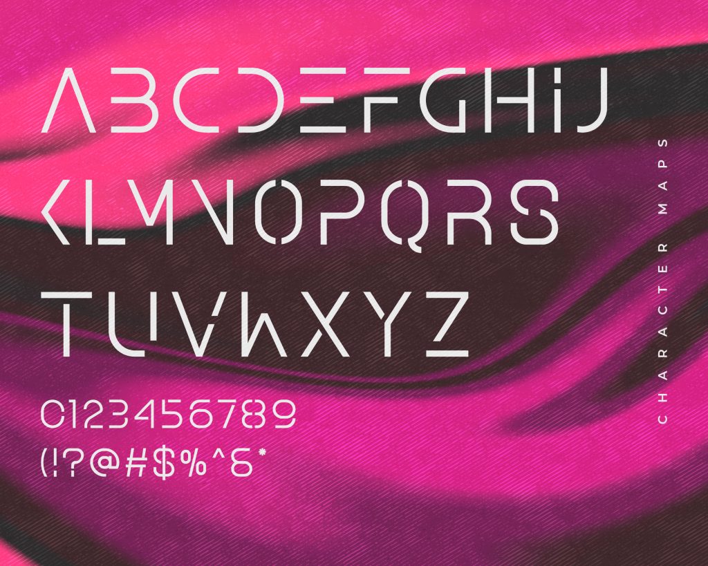 Science Modern Futuristic Font - Font Kong