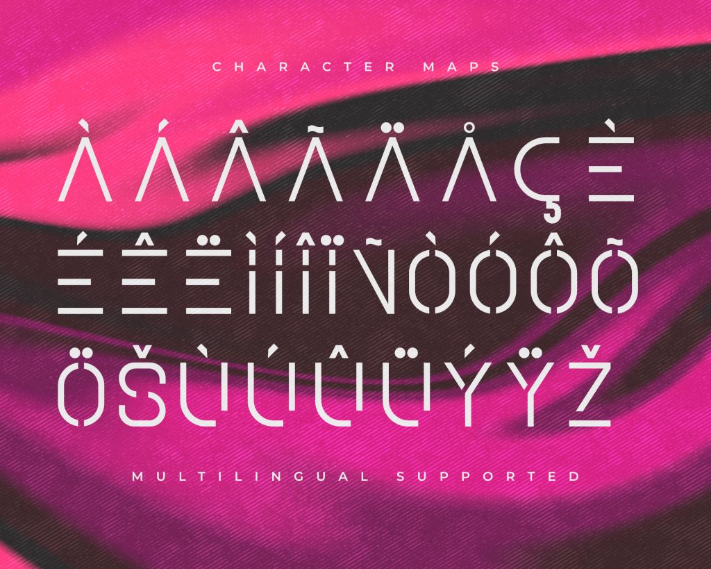 Science Modern Futuristic Font - Font Kong