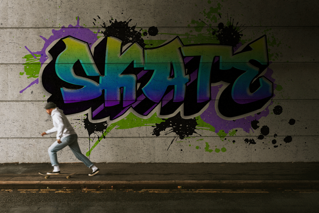 StreetFunk Graffiti Modern Graffiti Font - Font Kong