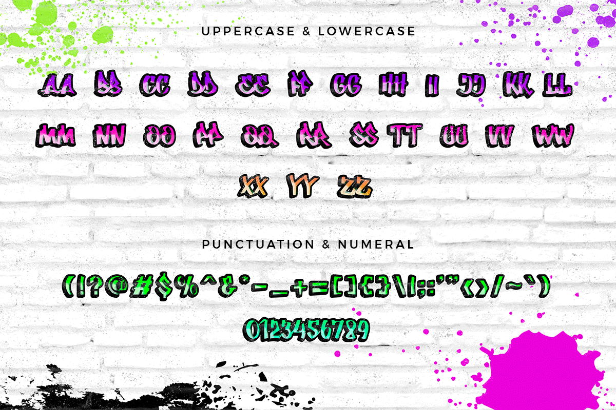 Urban Graffiti Modern Graffiti Font - Font Kong