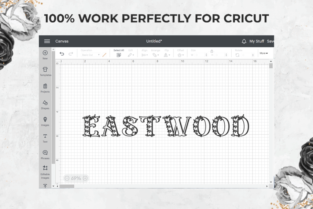 Modern Decorative Eastwood Alphabet - Font Kong