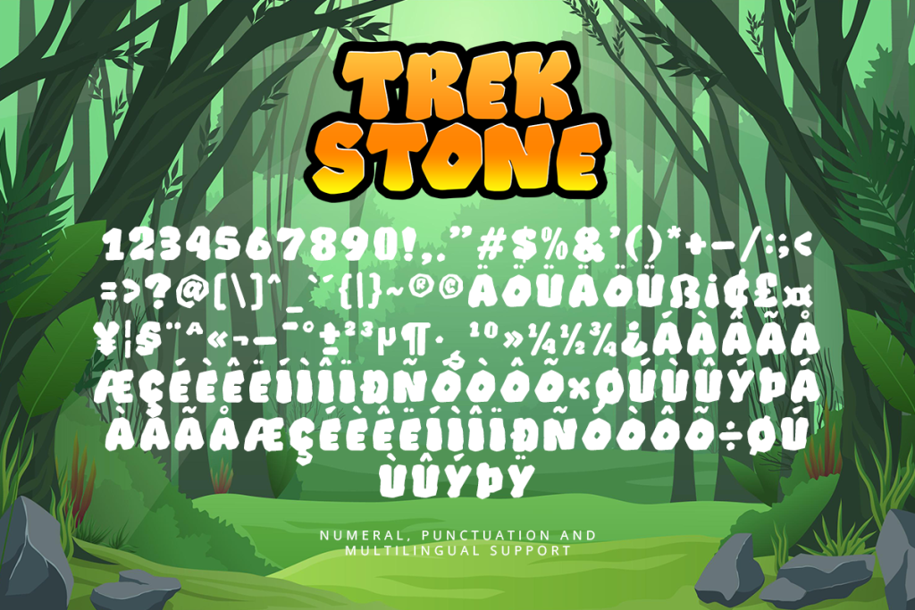 Trekstone Modern Kids Font - Font Kong