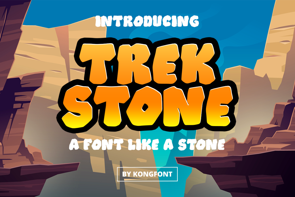 Trekstone Modern Kids Font - Font Kong