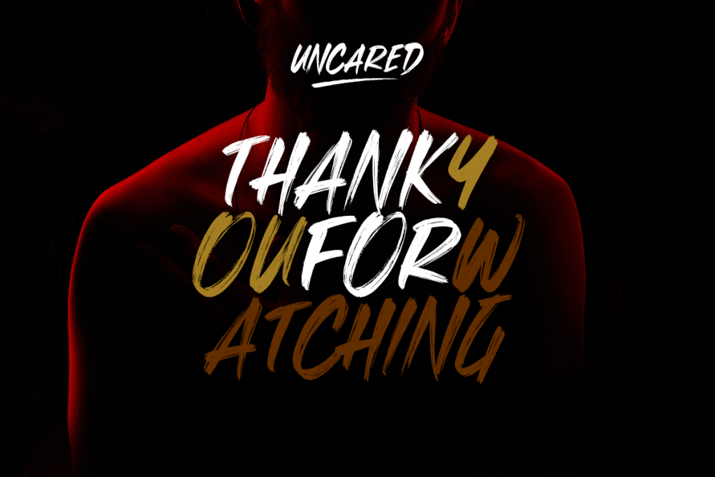 Uncared Modern Brush Font - Font Kong