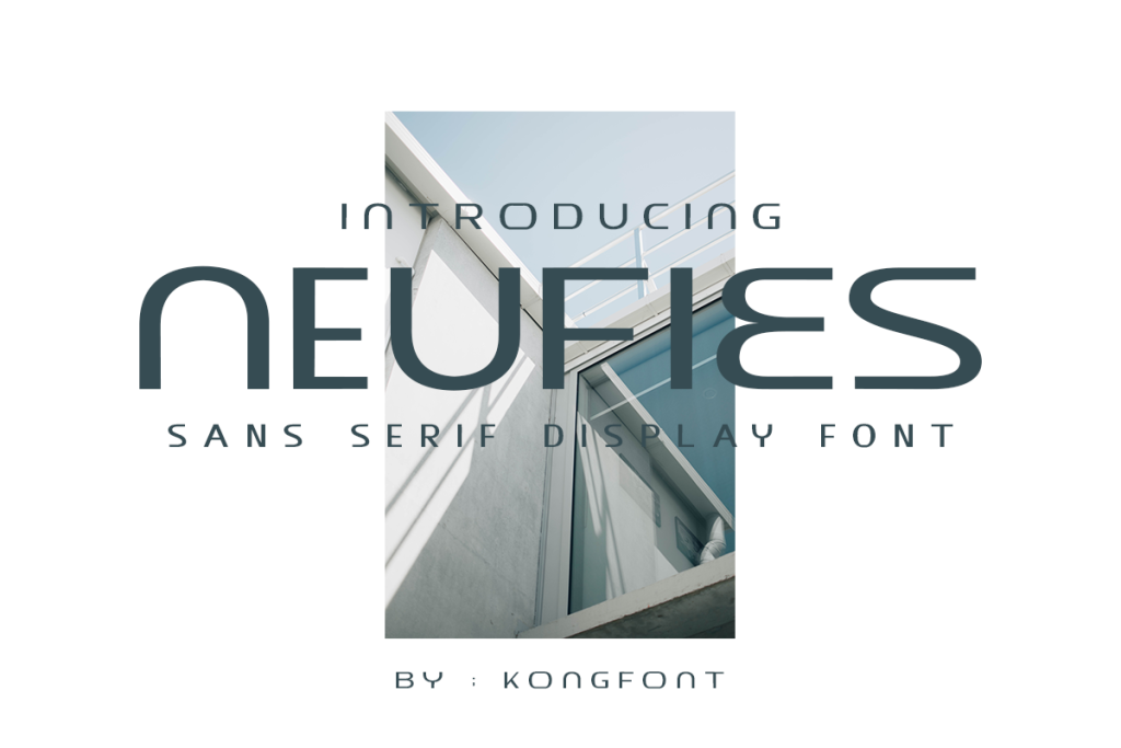 Neufies Modern Futuristic Font - Font Kong