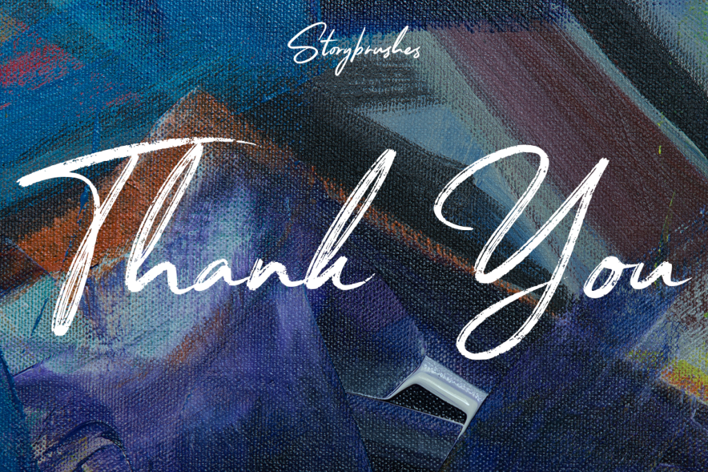 Storybrushes Classy Script Bush Font - Font Kong