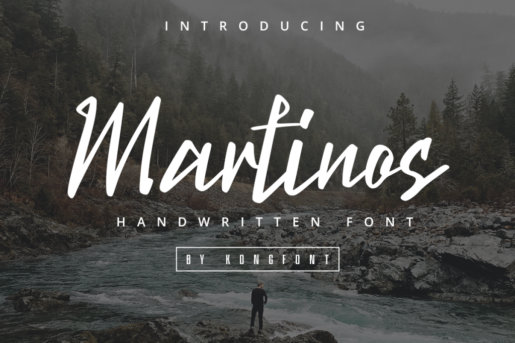 Martinos Modern Handwritten Font - Font Kong