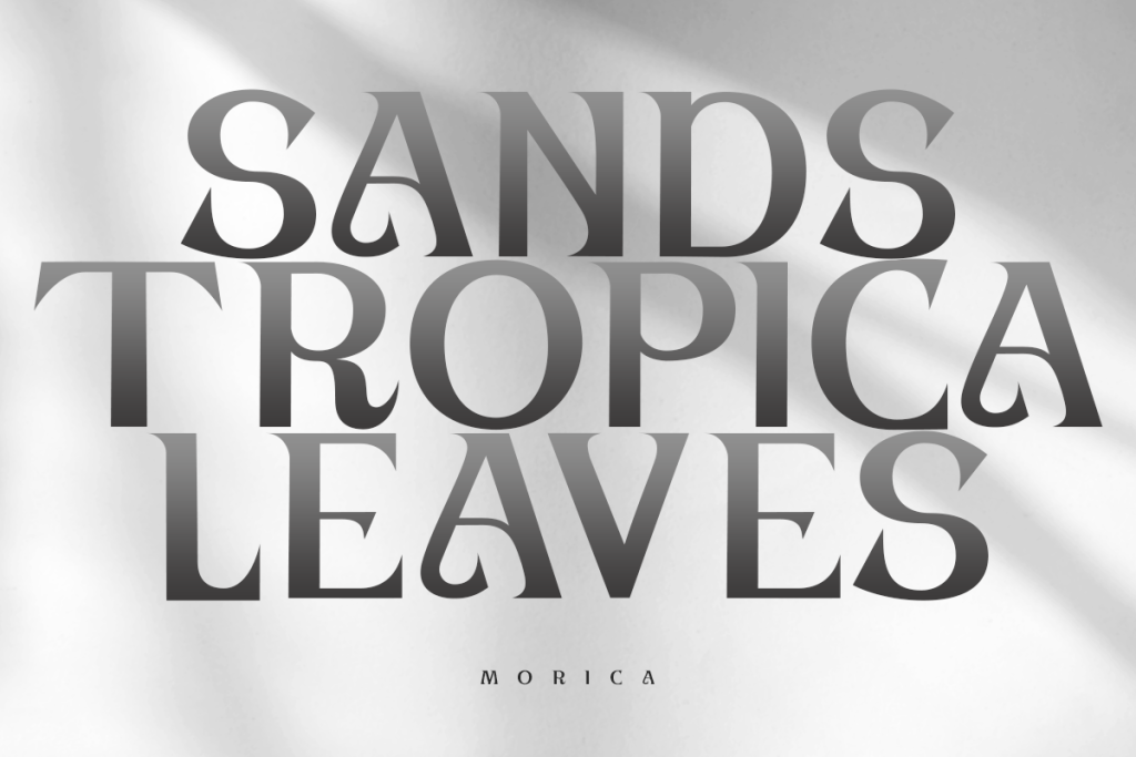 Morica Modern Serif Font - Font Kong