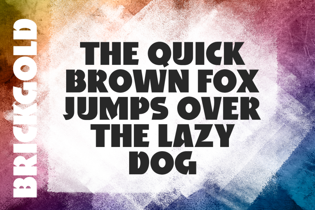 Brickgold Modern Display Font - Font Kong