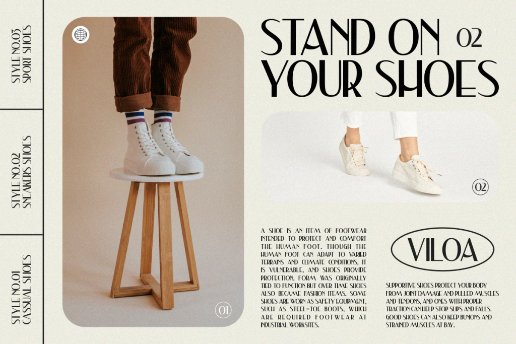 Viloa Classy Classy Sans Serif Font - Font Kong