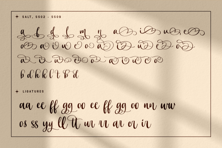 Celliya Modern Classy Script Calligraphy Font - Font Kong