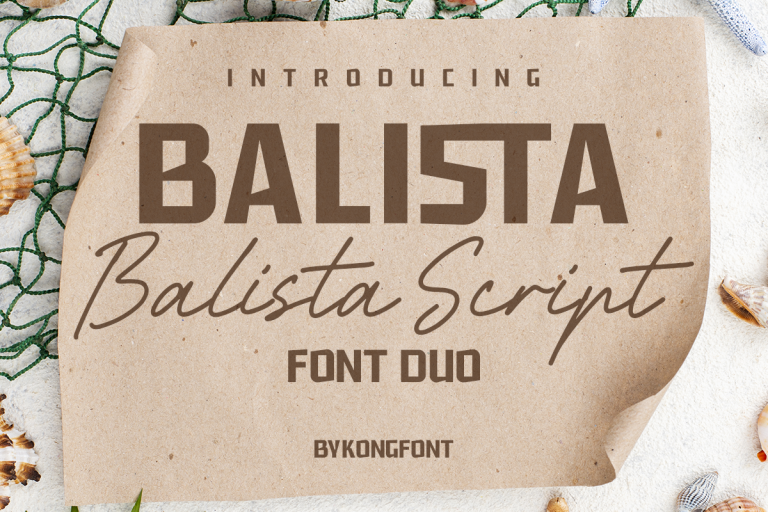 Balista A Modern Display Font Duo - Font Kong