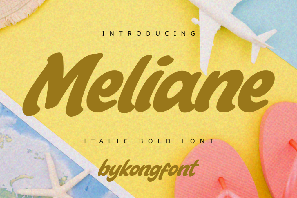Meliane A Modern Display Font - Font Kong