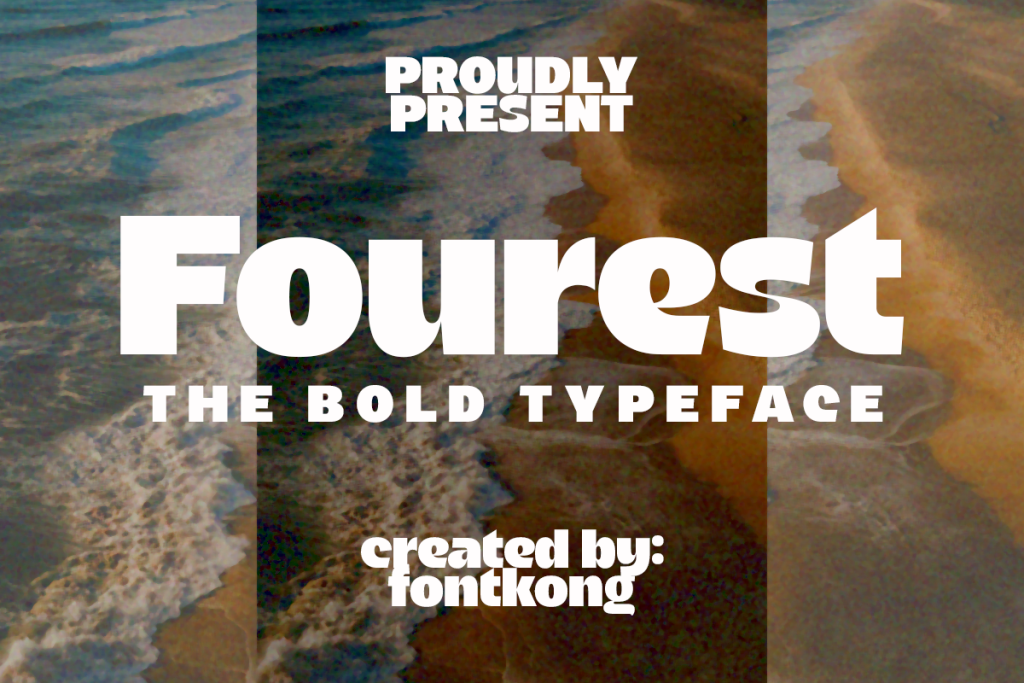 Fourest A Modern Display Font - Font Kong